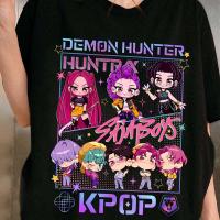 China Unisex Cartoon Character Design T-shirt with Round Neck and White/Black Colors for Casual Wear for sale