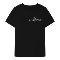 China Unisex Cotton T-shirt with Letter Print and Reverse Print Design for Casual Streetwear for sale