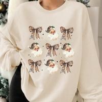 China Thickening Cashmere Hoodie Women Christmas Pattern  Anti Wrinkle Cotton Sweatshirts For Women for sale