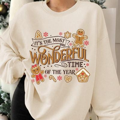 China 100% Cotton Women Sweatshirts Trendy  CODM Fleece  White Cropped Sweater for sale