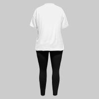 China Short Comfortable Women Two Piece Outfits  Love Themed  2 Piece Summer Outfits for sale