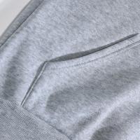 China Knit Fabric Thick-fabric Padded Round-Neck Hoodie with 440g Fabric Weight for Winter for sale