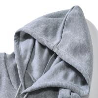 China Knit Fabric Thick-fabric Padded Round-Neck Hoodie with 440g Fabric Weight for Winter for sale