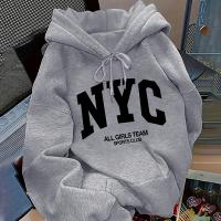 China Unisex Knit Hoodie with Personalized Print Design and Polyester/Cotton Blend for Winter Comfort for sale