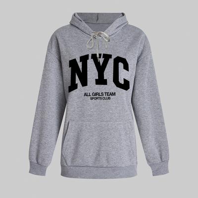 China Unisex Knit Hoodie with Personalized Print Design and Polyester/Cotton Blend for Winter Comfort for sale