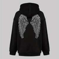 China Thick 440g Polyester/Cotton Fleece Sweatshirt with Personalized Print Design for All Seasons for sale