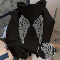 China Thick 440g Polyester/Cotton Fleece Sweatshirt with Personalized Print Design for All Seasons for sale