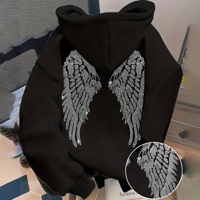 China Thick 440g Polyester/Cotton Fleece Sweatshirt with Personalized Print Design for All Seasons for sale