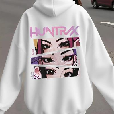 China Fabric 440g Women Sweatshirts Personalized Print Wool Hoodie Women'S 68cm for sale
