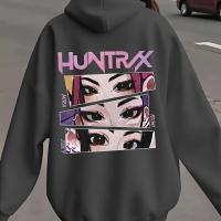China Fabric 440g Women Sweatshirts Personalized Print Wool Hoodie Women'S 68cm for sale
