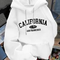 China Knit 440g Women Sweatshirts Polyester Cotton Blend  Gray Sweatshirt Womens for sale