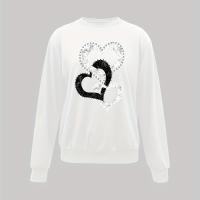 China Loose-fitting Large-sized Cotton Fleece Sweatshirt for Winter in S/M/L/XL/XXL for sale