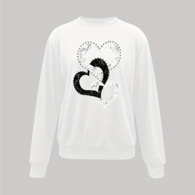 China Loose-fitting Large-sized Cotton Fleece Sweatshirt for Winter in S/M/L/XL/XXL for sale