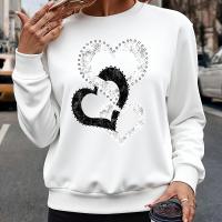 China Loose-fitting Large-sized Cotton Fleece Sweatshirt for Winter in S/M/L/XL/XXL for sale