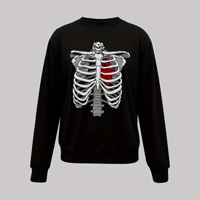 China Cotton Crew Sweatshirt with Round Neck Pullover and Single-deck Lining for Conventional Thickness Warmth for sale