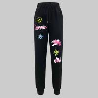 China Unisex 101.5cm 102.5cm Women Bottoms Personalized Print Cotton Thermal Long Pants for sale