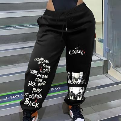 China 100% Cotton Women Pants Lady'S 280GSM Sports Joggers Womens for sale