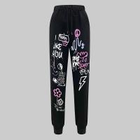 China Knitted  Women Pants Flat Front  Casual Wear Wide Leg Sweatpants Womens for sale
