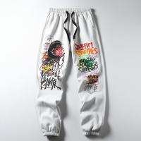 China Cotton Women Pants Graffiti Street Style Wide Leg Sweatpants for sale