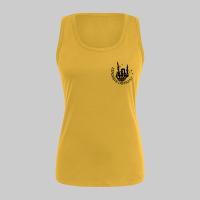 China Custom Athletic Tank Tops Unisex   Sleeveless Vest Ladies Ribbed Crop Top Custom Logo for sale