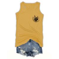 China Custom Athletic Tank Tops Unisex   Sleeveless Vest Ladies Ribbed Crop Top Custom Logo for sale