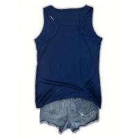 China Everyday Comfort Yoga Tank Tops Casual Ladies Sleeveless Vests 100% Cotton for sale