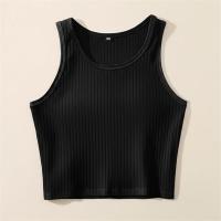 China Custom Embroidery Women Tank Tops  Gym  Fitted Plain Ribbed Tank Top for sale