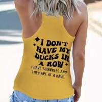 China Distressed Women Tank Tops OEM ODM  160 Grams Vintage Sleeveless T-Shirt for sale