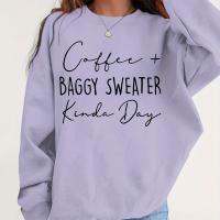 China Wholesale Women's Winter Hoodie with 420-460 Grams Knitted Fabric and Letter-Printed Design for sale