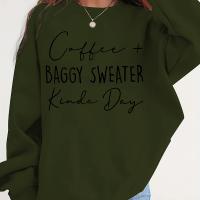 China Wholesale Women's Winter Hoodie with 420-460 Grams Knitted Fabric and Letter-Printed Design for sale