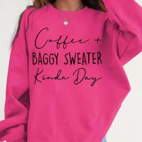 China Wholesale Women's Winter Hoodie with 420-460 Grams Knitted Fabric and Letter-Printed Design for sale