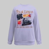 China Women's Winter Hoodie with 420-500g Fabric Weight Polyester Cotton Blend and Letter Pattern for sale