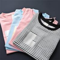 China Custom Print Logo Blanks Cotton T-shirt with 7 Days Sample Order Lead Time for Fashion Ladies for sale