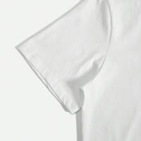 China Unisex Short Sleeves T-Shirt with Crew Neck Collar for Everyday Wear for sale