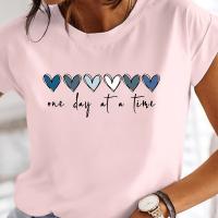 China Wholesale Personalized Blank Short Sleeve 100% Cotton Womens TShirts Custom Digital Print Your Brand Logo T-Shirt For Woman for sale