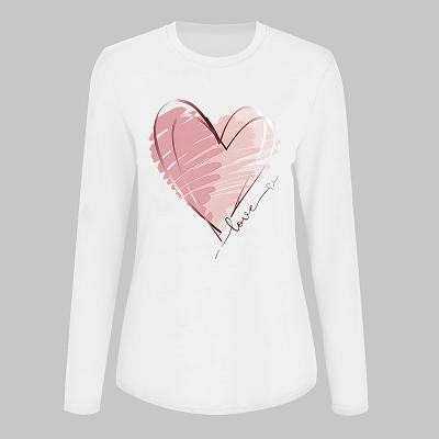 China Custom Wholesale White 180 GSM Long Sleeve T-Shirt and Crop Top Tee for Unisex Wear for sale