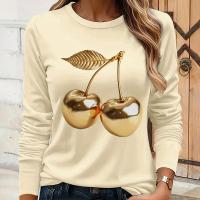 China Reversible Mock Neck Oversized Long Sleeve T-Shirt with 3D Printing Custom Logo for sale