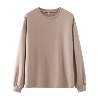 China Spring Women Tops  165CM - 180CM Autumn Long Sleeve Top Customization LOGO for sale