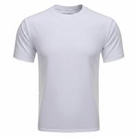 China Custom Screen Printed Blank Plain 100 Polyester Short Sleeve T-shirt for Sublimation Printing for sale