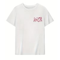 China Double-sided printed short sleeves t-shirt popular in Europe and America factory-made cotton shirt for sale