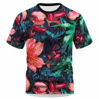 China Double-sided printed short sleeves t-shirt popular in Europe and America factory-made cotton shirt for sale