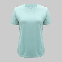China Women's Skin-Friendly Lightweight Eco-Friendly Cotton T-Shirt Casual Round Neck Short Sleeve Shirt for sale