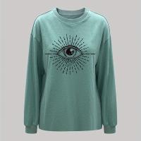 China Casual Style  Women Tops High Street  Washable  Cotton Long Sleeve Shirts 64.5cm for sale