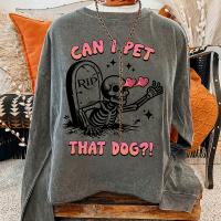 China Custom Fall Winter Cotton Long Sleeve T Shirt No Collar 106cm White Tops For Women for sale