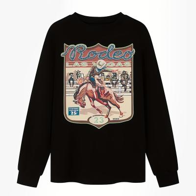 China Casual Style Long Sleeve T-Shirt with Straight Hemline for Daily Wear in Fall/Winter Season for sale