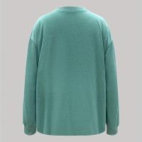 China Casual Style Long Sleeve T-Shirt with Straight Hemline for Daily Wear in Fall/Winter Season for sale