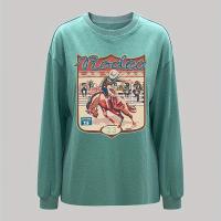 China Casual Style Long Sleeve T-Shirt with Straight Hemline for Daily Wear in Fall/Winter Season for sale