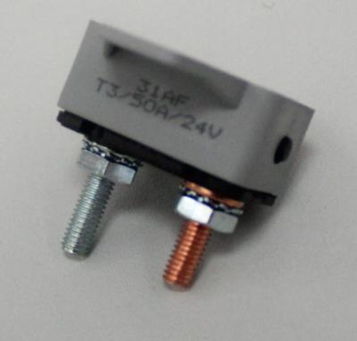 China Safety Thermal Trip Single Pole Car Circuit Breaker with Plastic Cover 24Vdc Splash Proof for sale