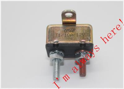 China Metal Cabinet Plated 10A Multicolored For Automotive 12v DC Circuit Breakers for sale