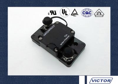 China 12V 24V 42V DC Thermal Service Mount Heavy Duty Circuit Breaker With Automatic Reset for sale